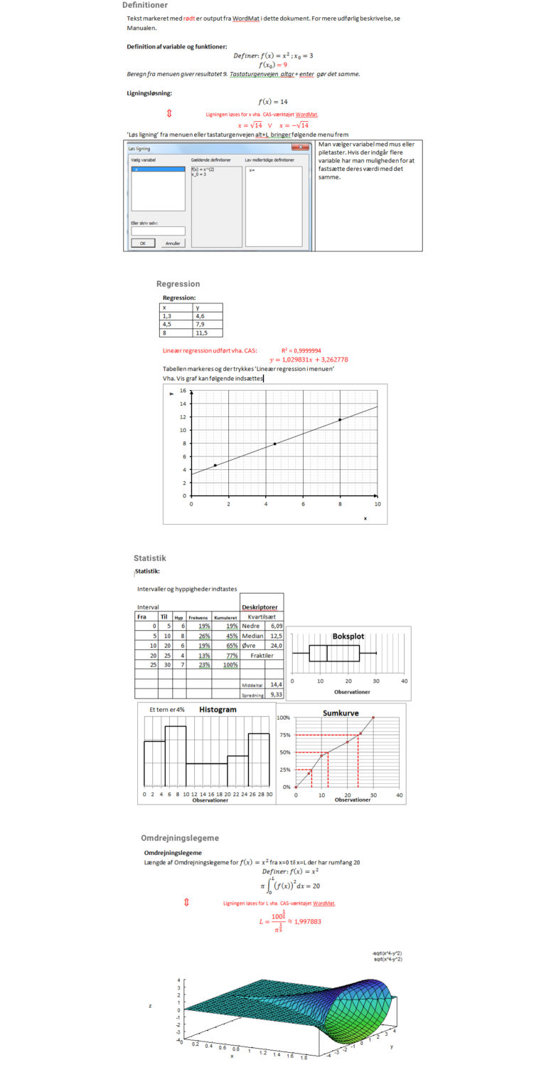 Screenshots for WordMat